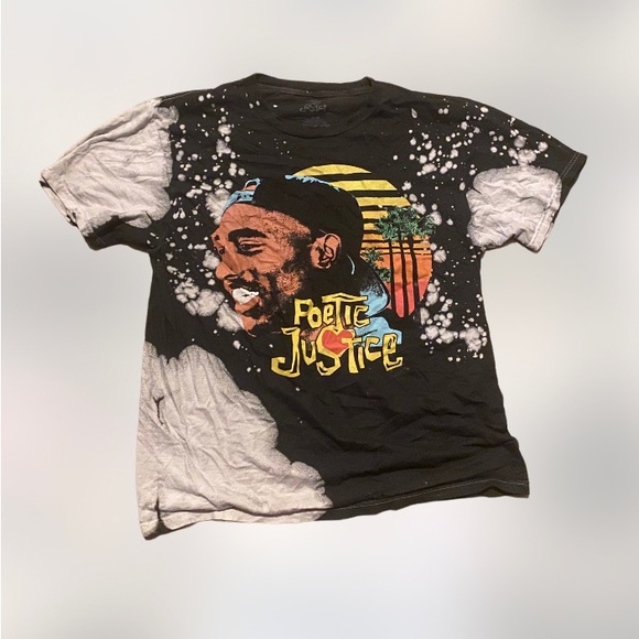 Shirts | Tupac Poetic Justice Bleach Tie Dye Y2k Graphic Shirt Uncommon ...